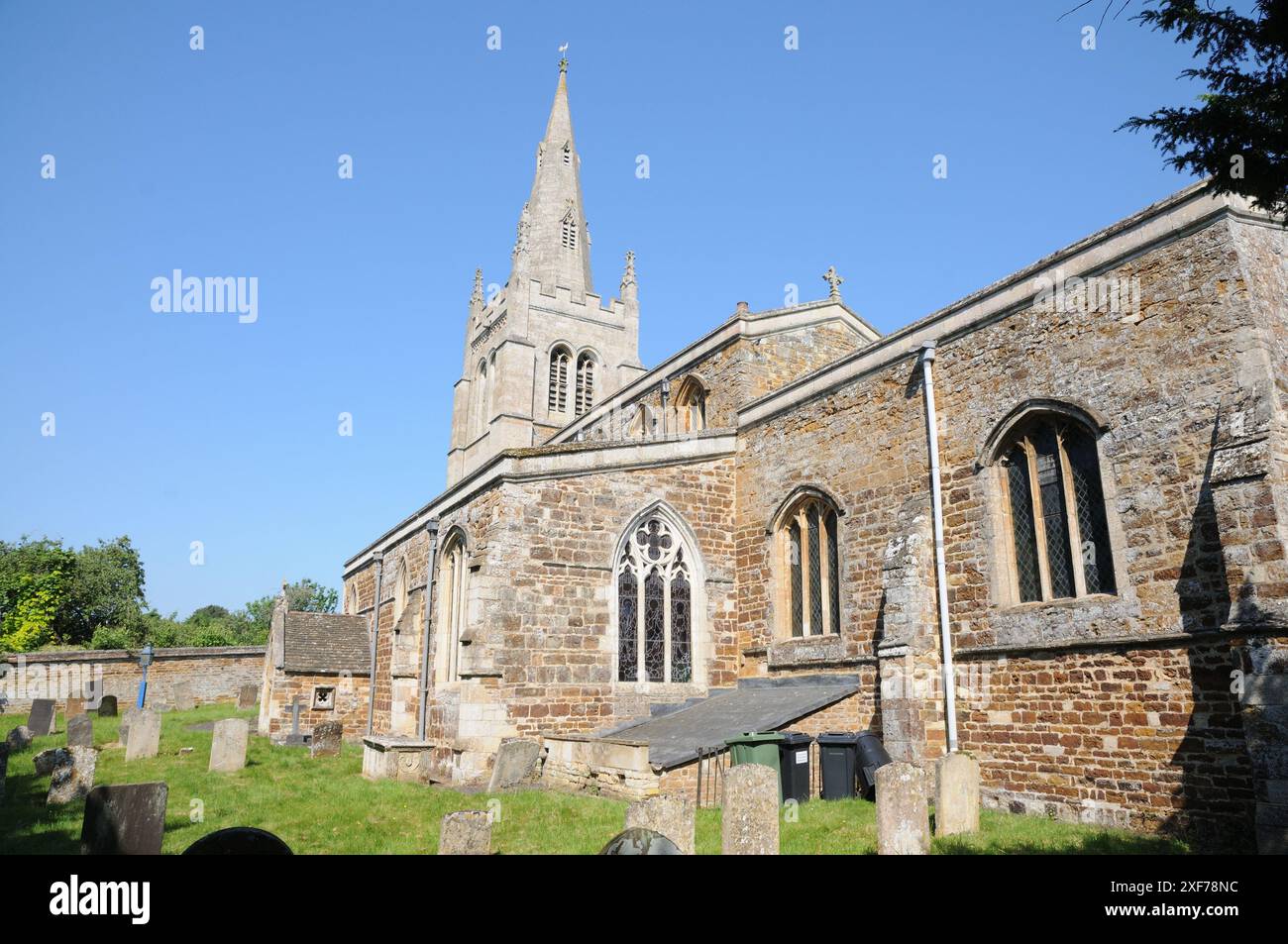 St Lawrence Church, Cransley, Northamptonshire Stock Photo - Alamy