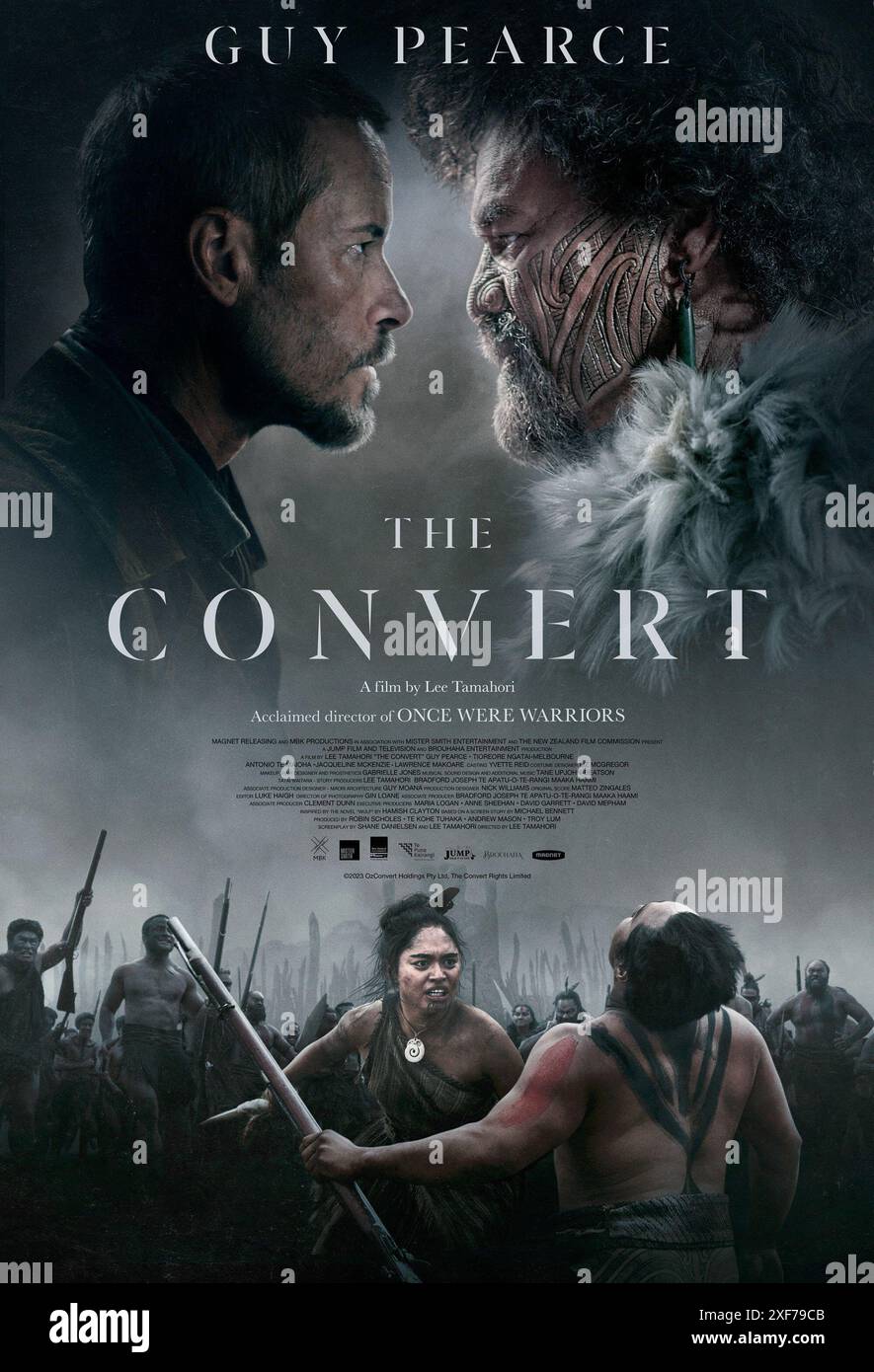 THE CONVERT, poster, top from left: Guy Pearce, Lawrence Makoare ...