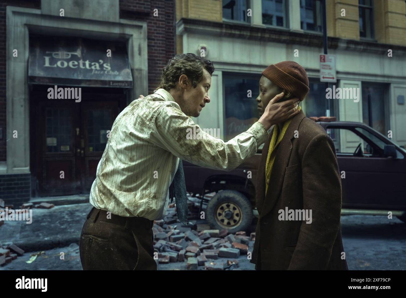 A QUIET PLACE: DAY ONE, (aka A QUIET PLACE PART III), from left: Joseph ...