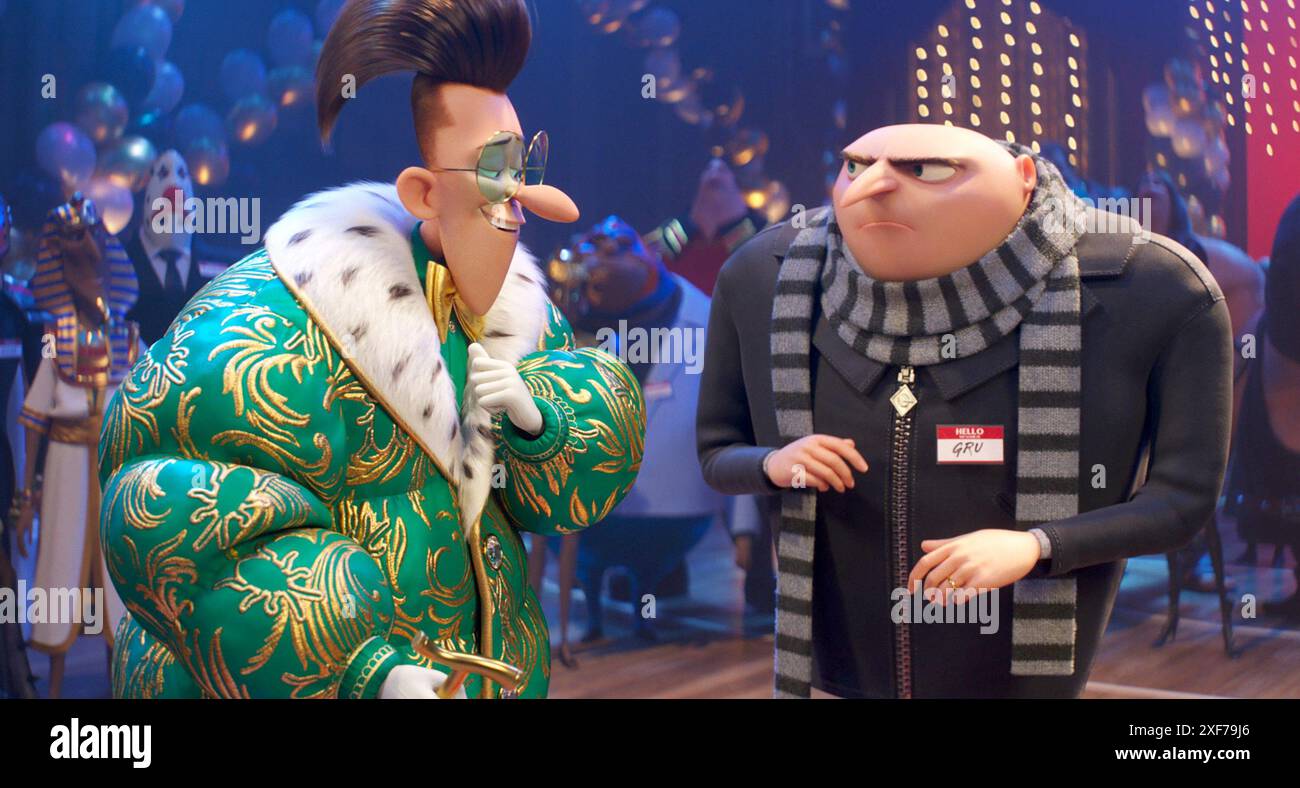 DESPICABLE ME 4, from left: Maxime Le Mal (voice: Will Ferrell), Gru ...