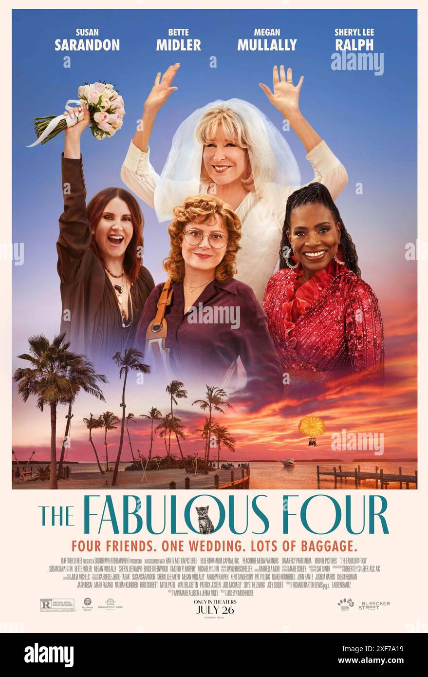 THE FABULOUS FOUR, US poster, top: Bette Midler, bottom from left ...
