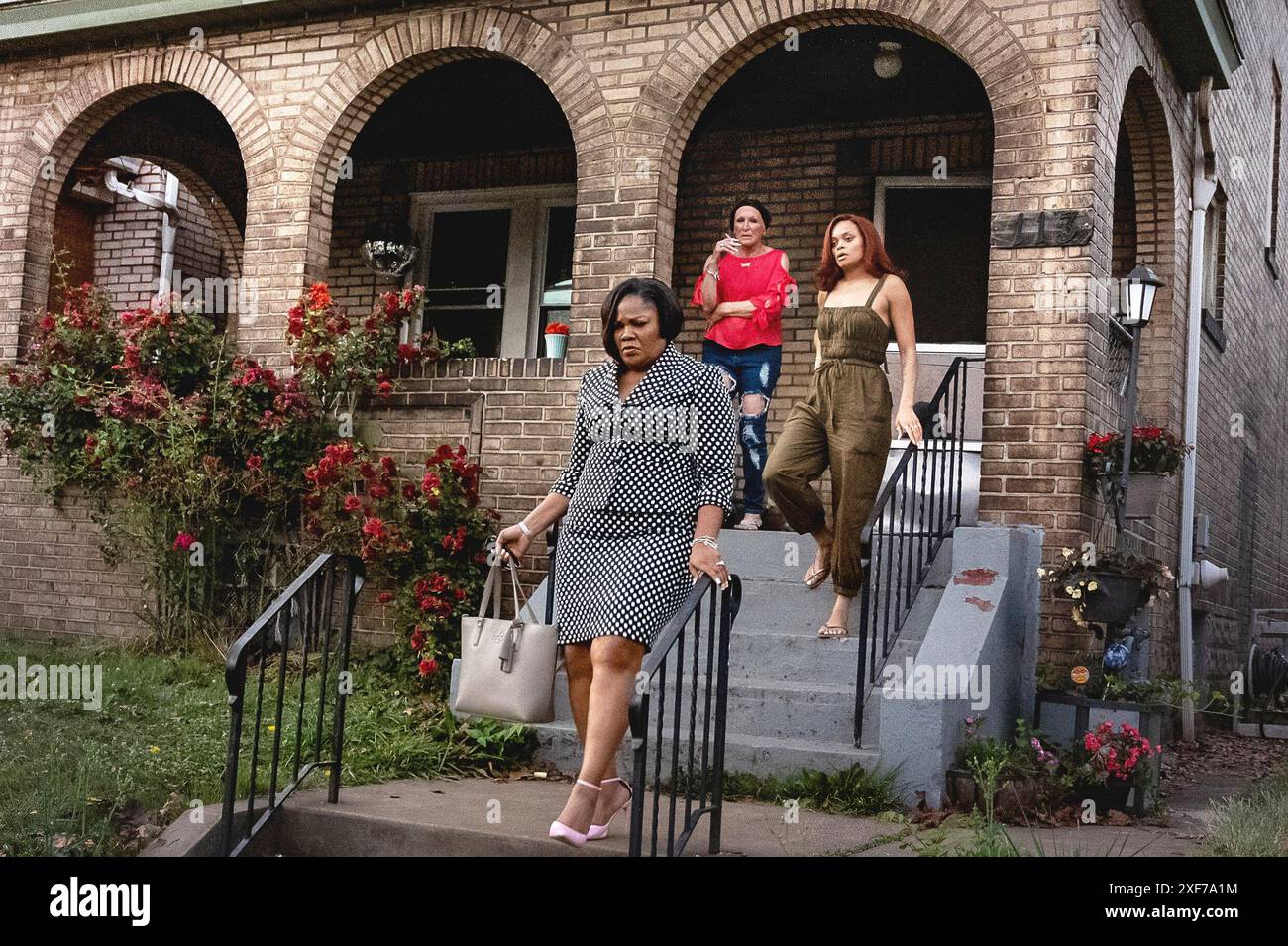 THE DELIVERANCE, from left: Mo'Nique, Glenn Close, Andra Day, 2024. ph ...