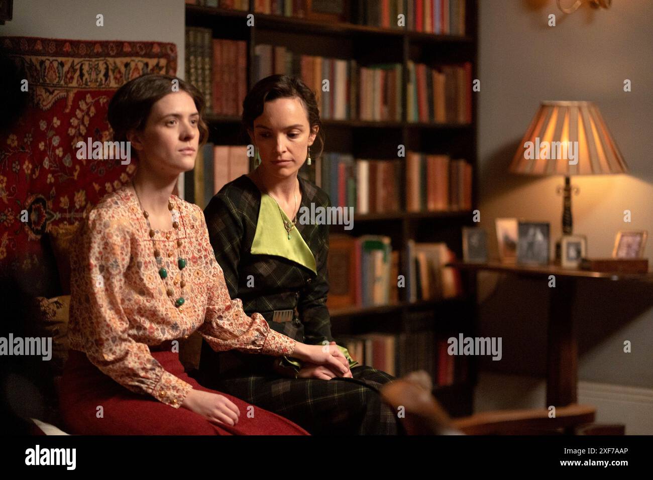 FREUD'S LAST SESSION, from left: Liv Lisa Fries as Anna Freud, Jodi Balfour as Dorothy ...