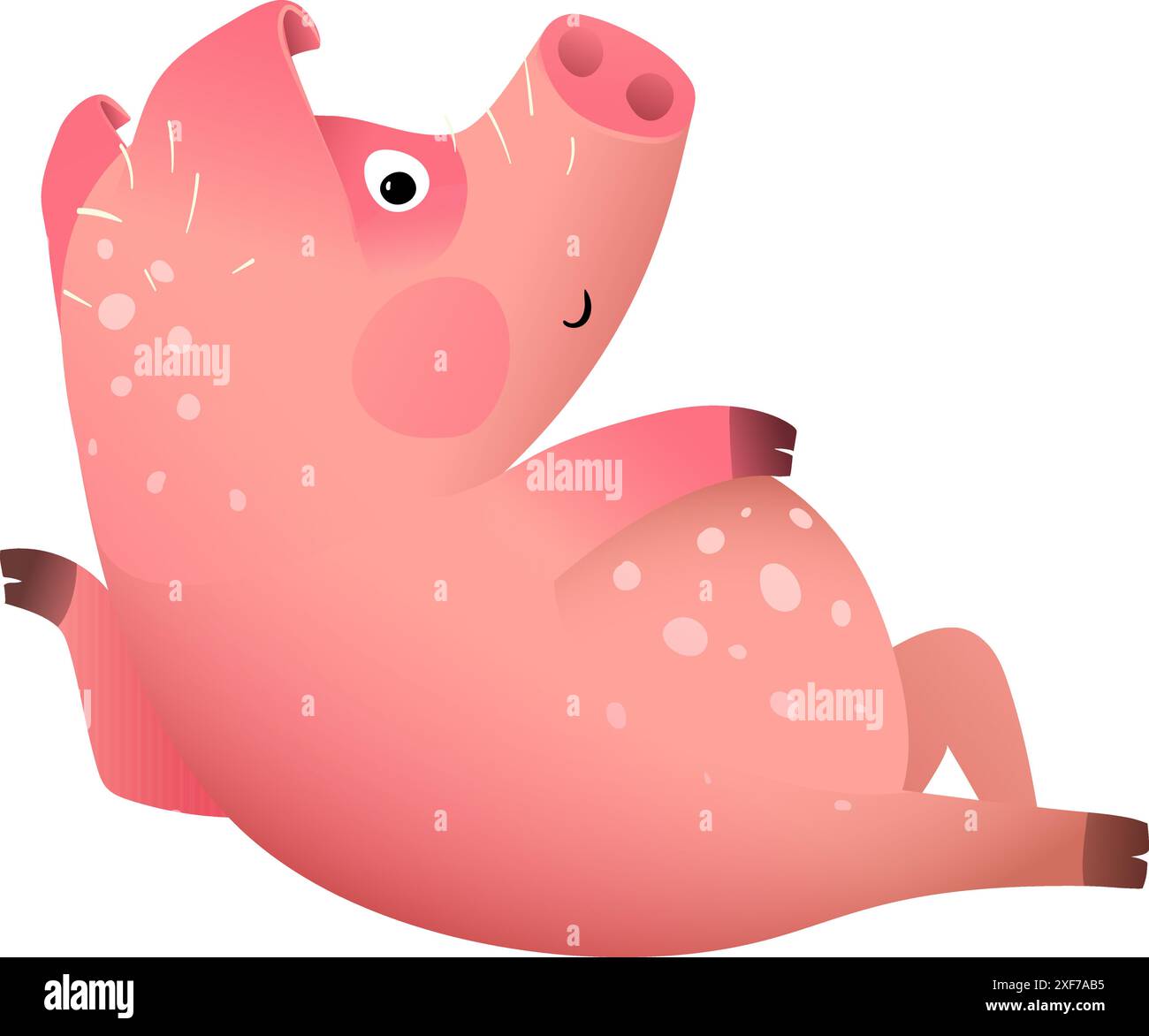 Funny pig Cut Out Stock Images & Pictures - Alamy