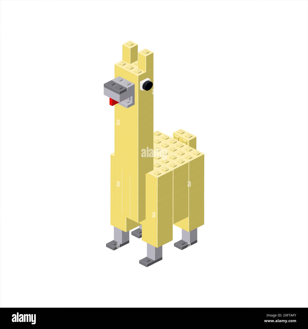 Construction made from lego Stock Vector Images - Alamy