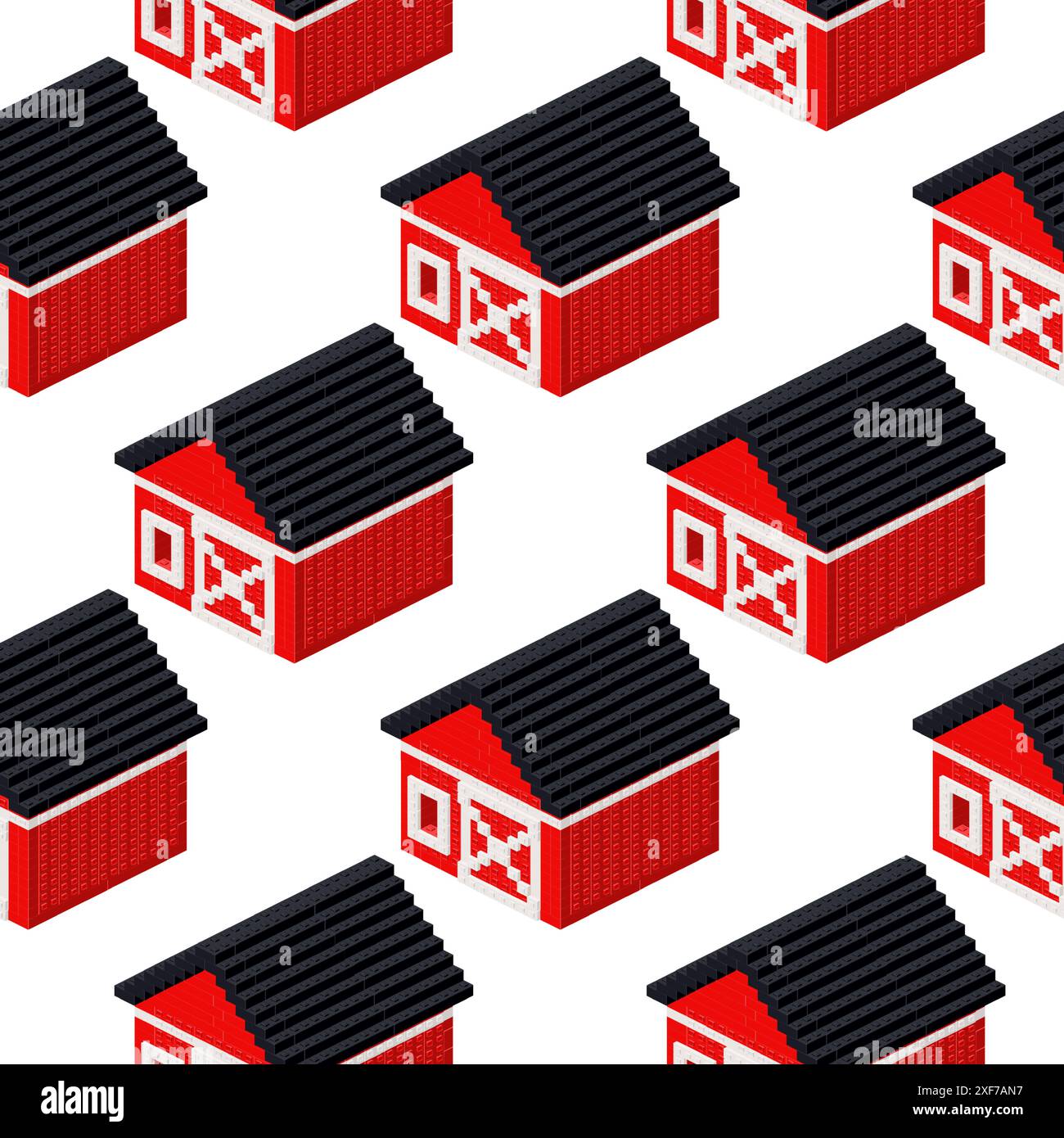 Red barn farm structures Stock Vector Images - Alamy