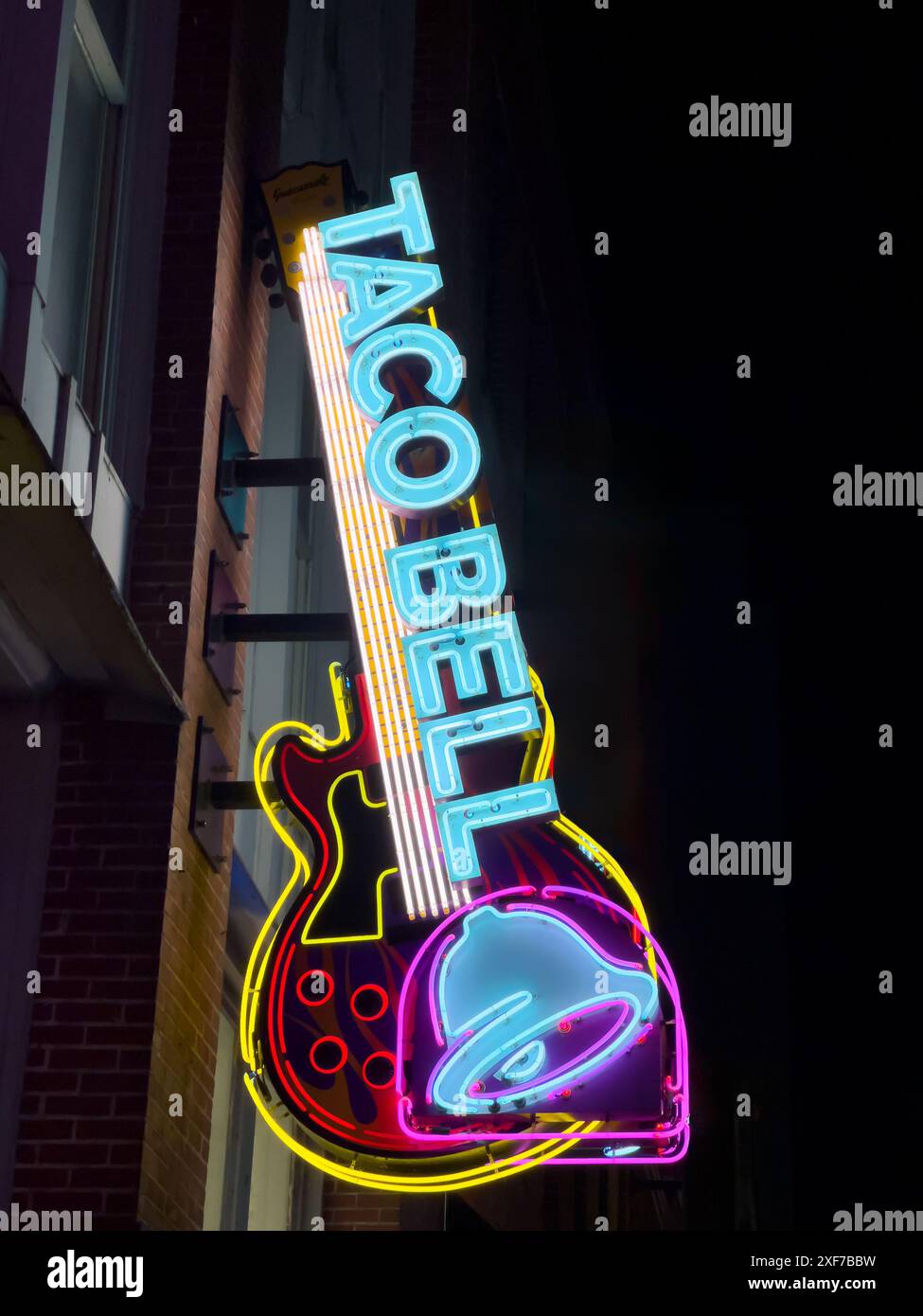 A Taco Bell in downtown Nashville, located on 2nd Ave. off of Broadway ...