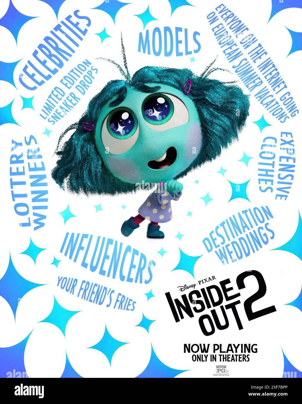 INSIDE OUT 2, US character poster, Envy (voice: Ayo Edebiri), 2024 ...