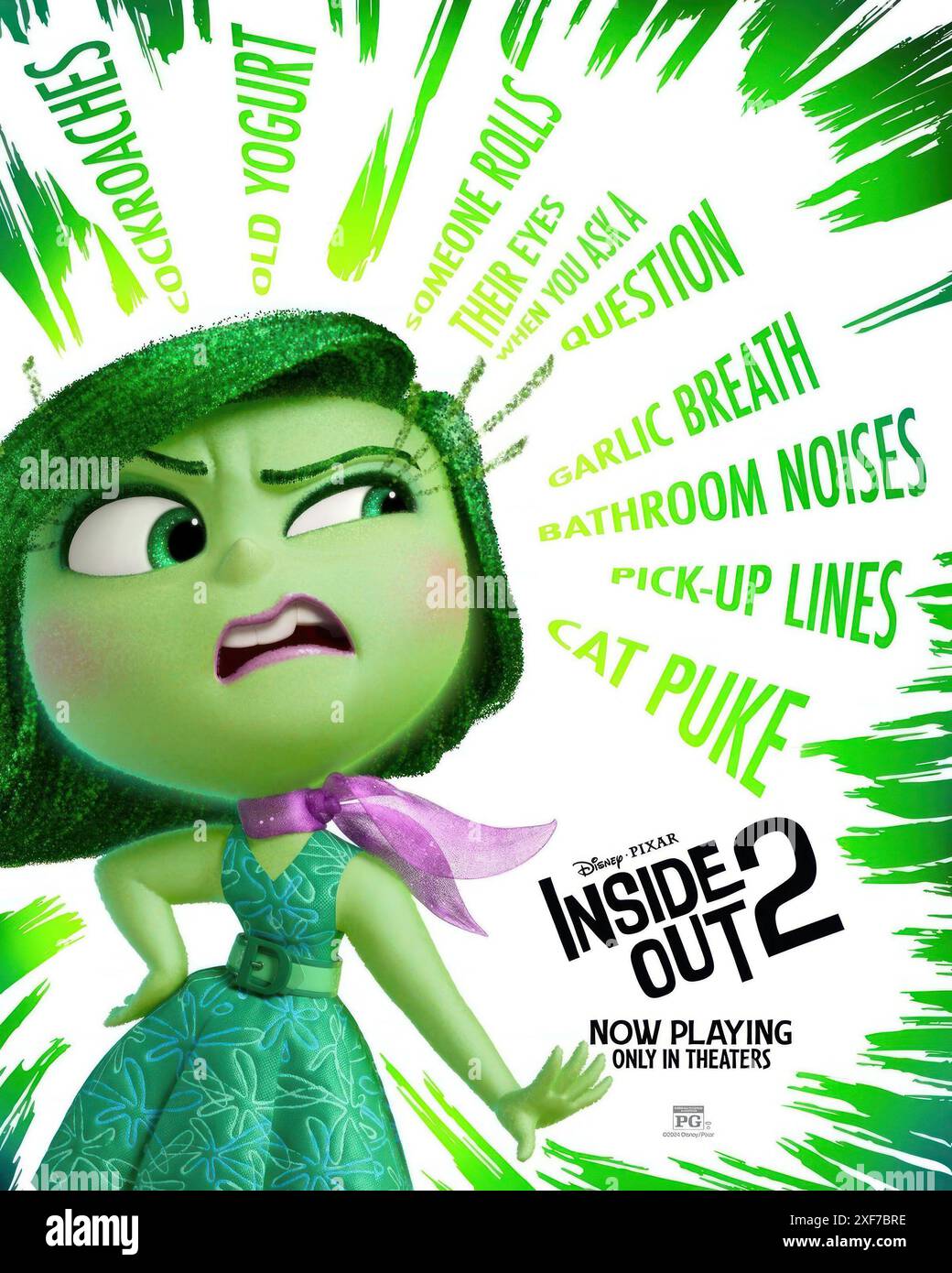 INSIDE OUT 2, US character poster, Disgust (voice: Liza Lapira), 2024 ...