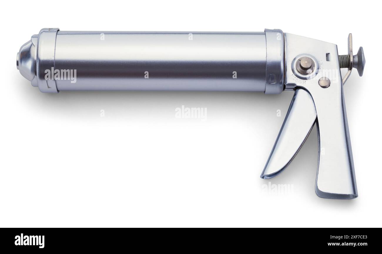 Cake Frosting Gun Side View Cut Out on White Stock Photo - Alamy