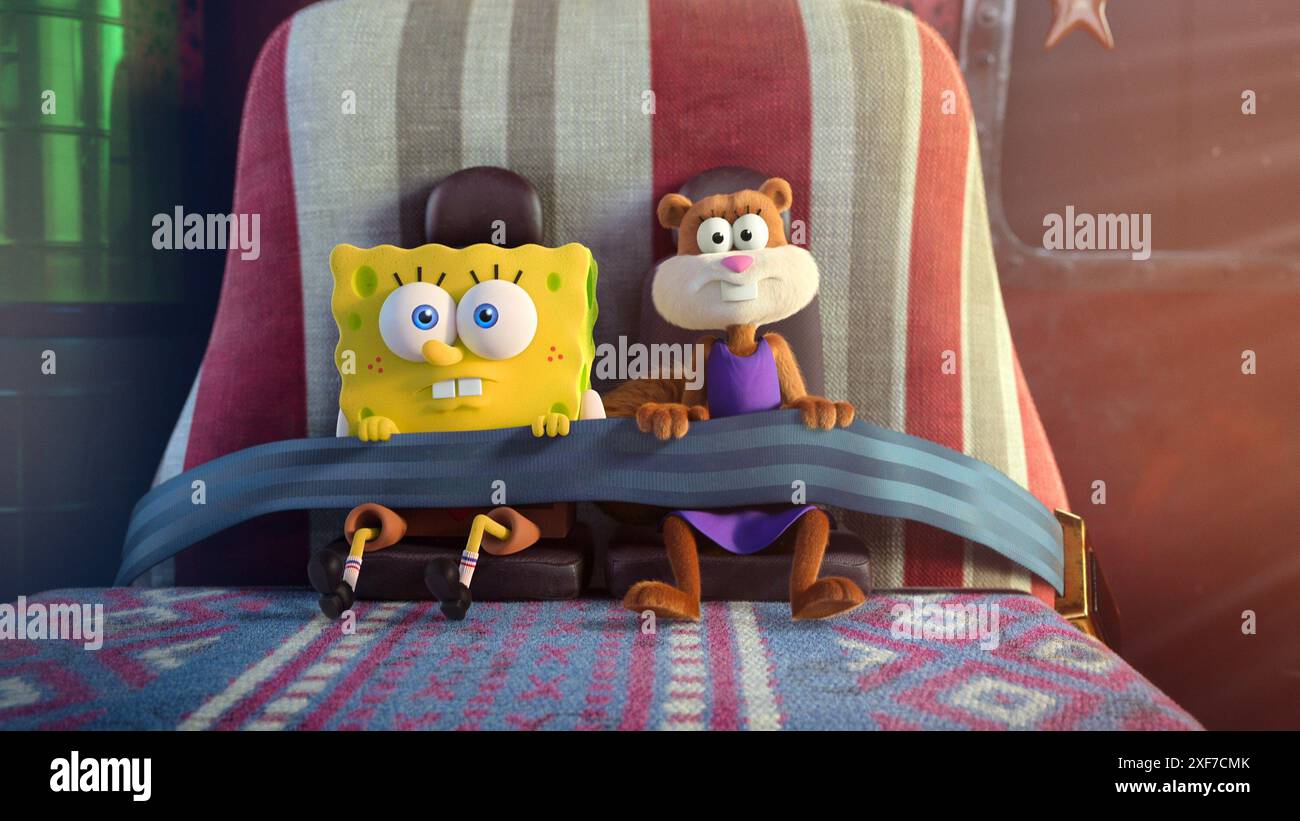 SAVING BIKINI BOTTOM: THE SANDY CHEEKS MOVIE, from left: SpongeBob ...