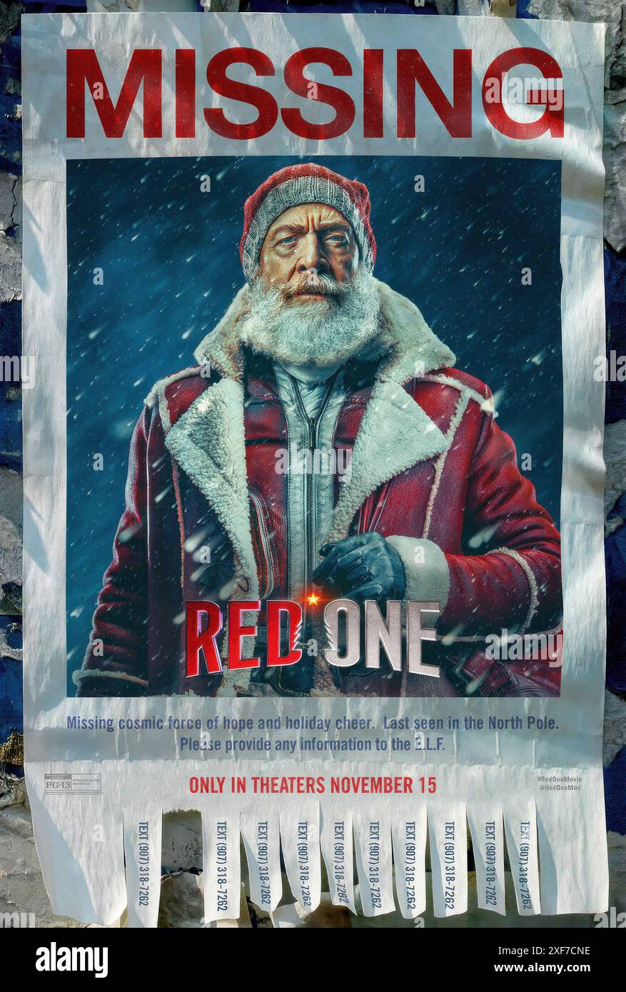 RED ONE, US advance poster, J.K. Simmons, 2024. © Amazon Studios ...