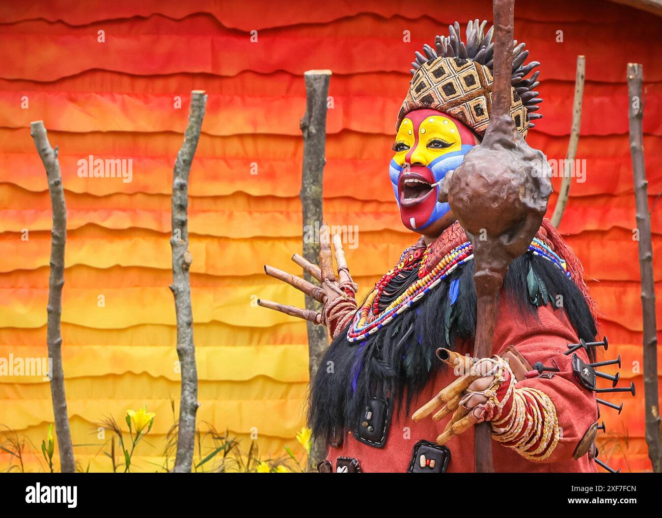 London, UK. 01st July, 2024. In The Lion King Anniversary Garden Show ...