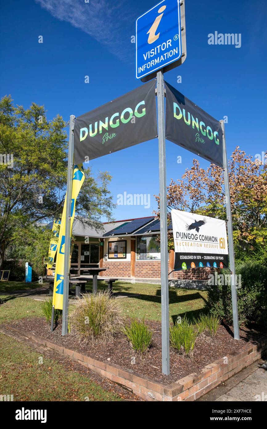 Dungog, small australian country town in the Hunter region, local ...