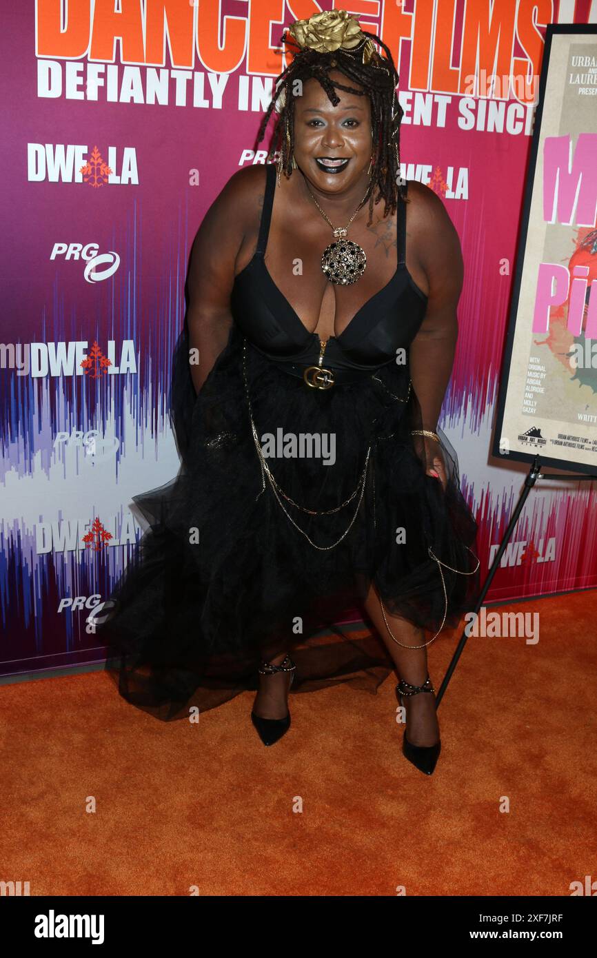 LOS ANGELES - JUN 29: Tahtianna Fermin at the Ms. Pink Pilot Premiere ...