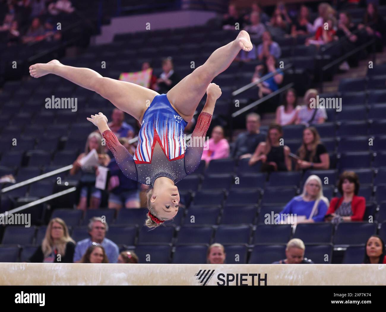 June 30, 2024: during the 2024 Gymnastics U.S. Olympic Trials Women's ...