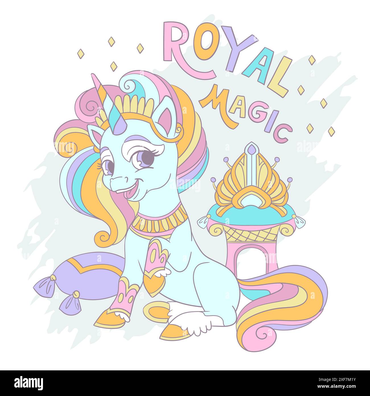 Unicorn queen Cut Out Stock Images & Pictures - Alamy