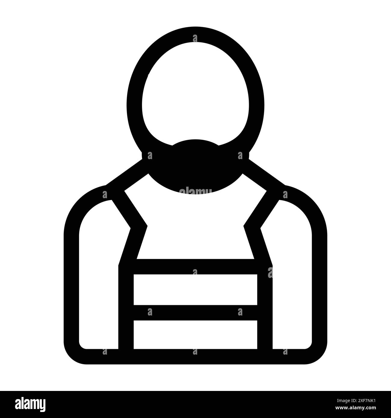 A Body Protector Body Armor Icon Stock Vector Image And Art Alamy
