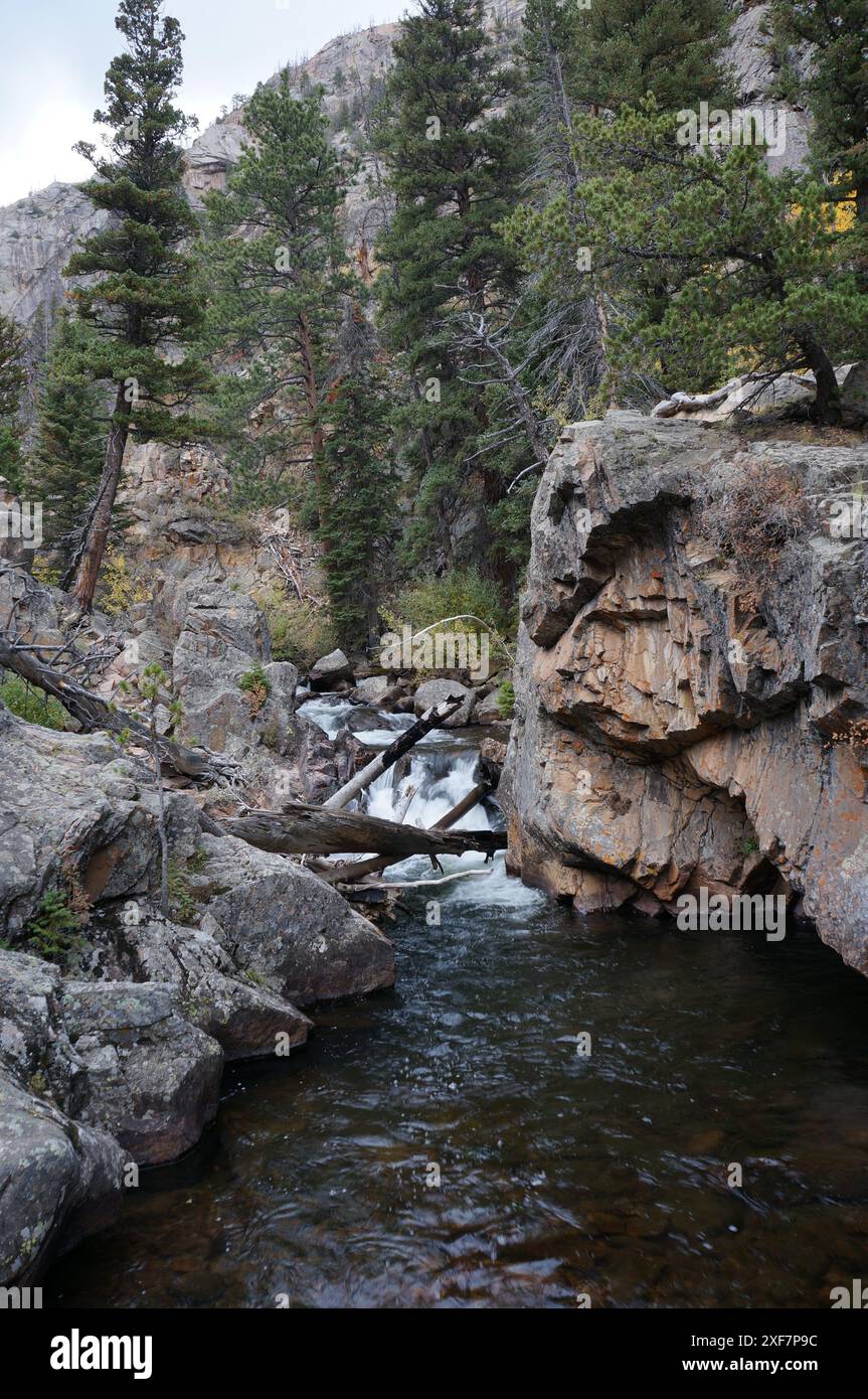 Scenery at Rocky Mountains National park Stock Photo - Alamy
