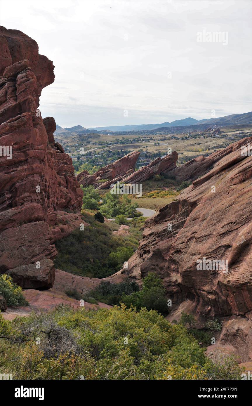Scenery at Red Rocks Park in Colorado Stock Photo - Alamy