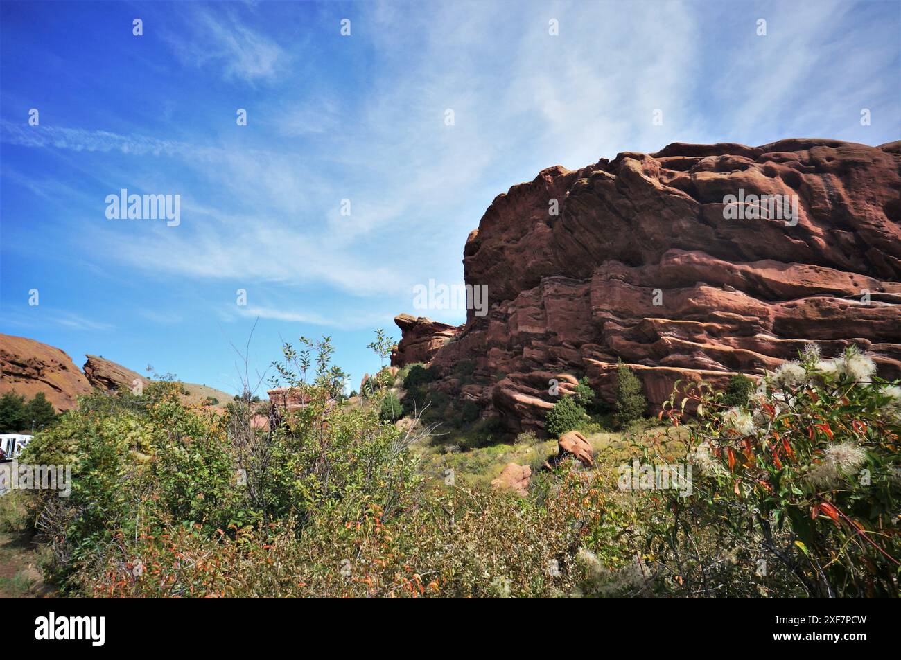Scenery at Red Rocks Park in Colorado Stock Photo - Alamy