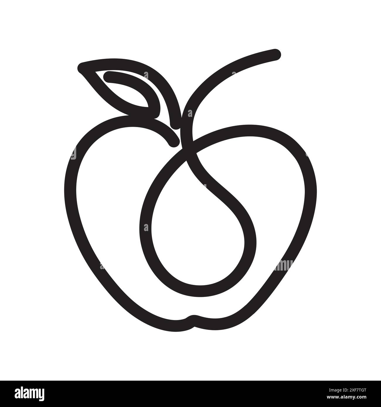 Apple logo vector illustrations design icon template Stock Vector Image ...
