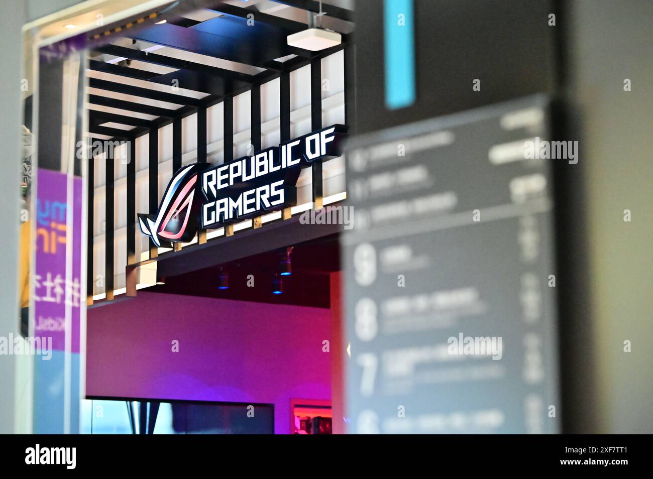 Taiwan - Mar 16, 2024: ASUS' ROG (founded 2006) delivers high ...