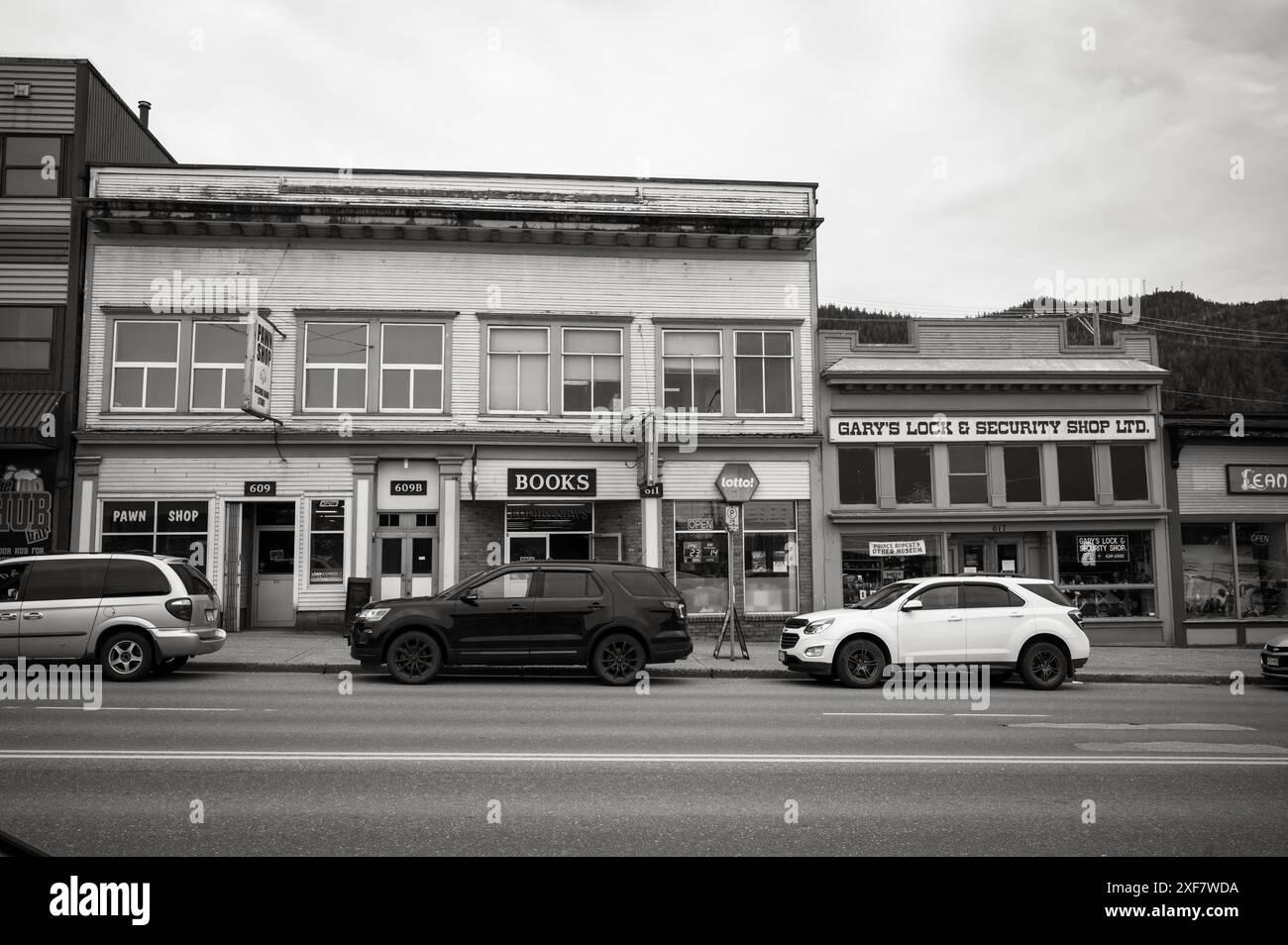 Victorian era buildings on the Prince Rupert main street.. Prince ...