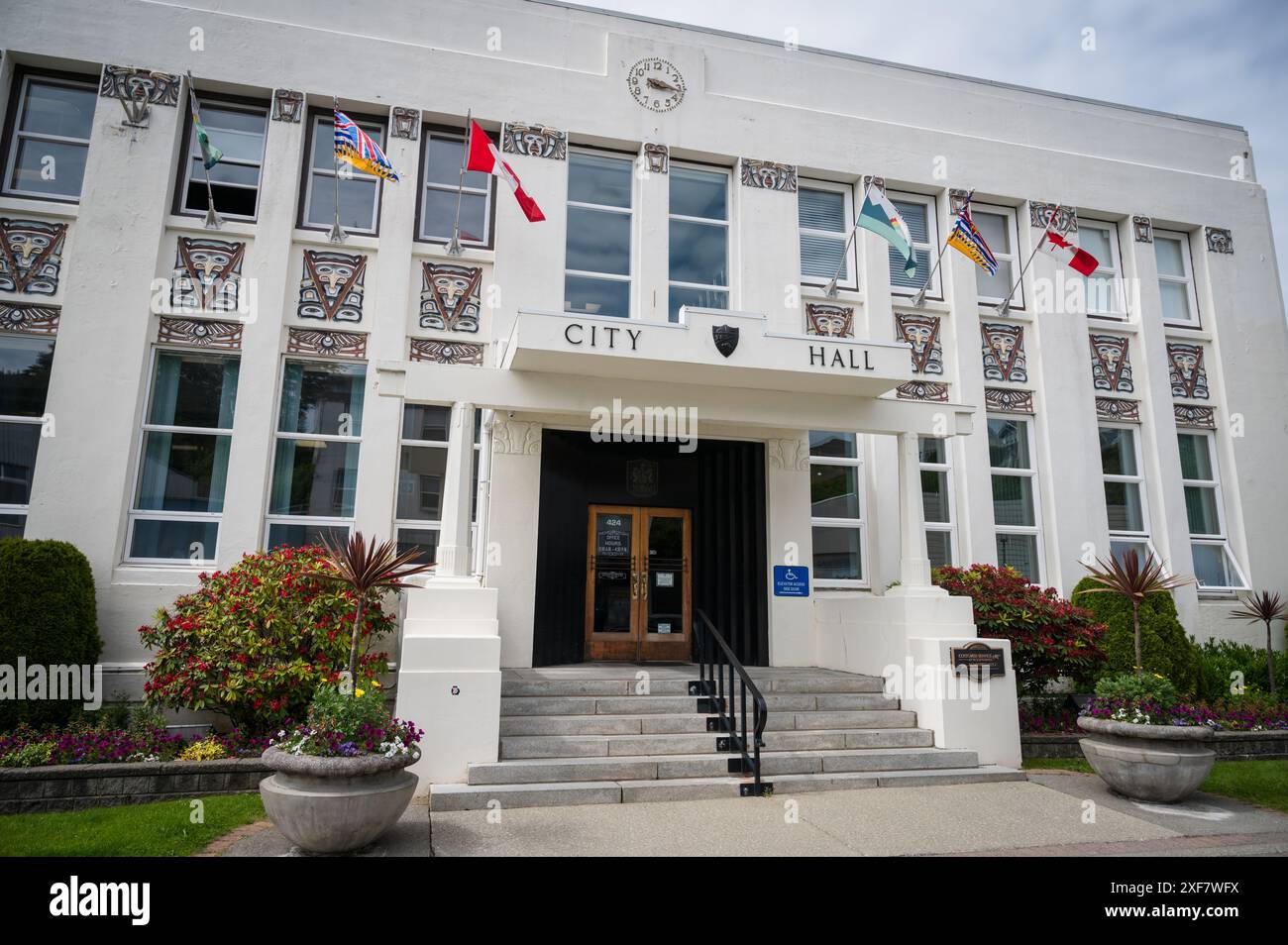 The Prince Rupert City Hall. Prince Rupert BC, Canada Stock Photo - Alamy