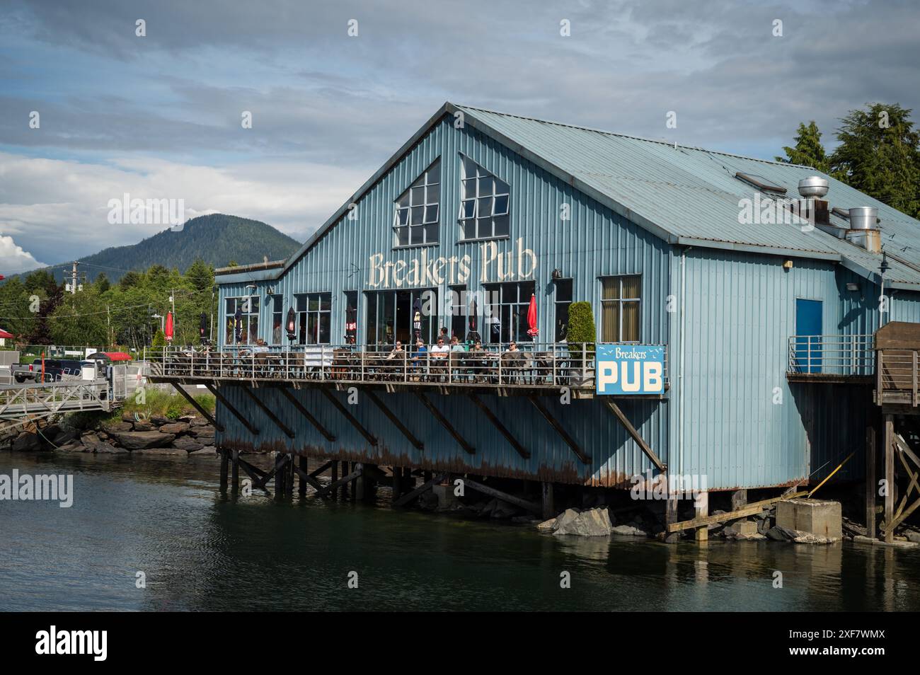 The Breakers Pub on the Prince Rupert waterfront commercial docks ...