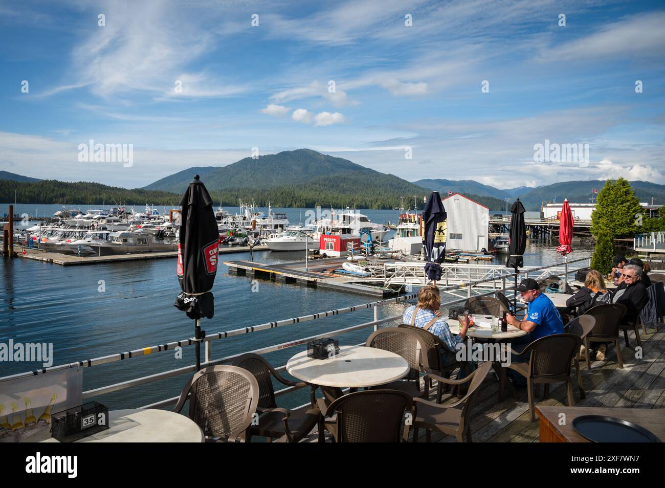 The Prince Rupert waterfront commercial docks. Prince Rupert BC, Canada ...