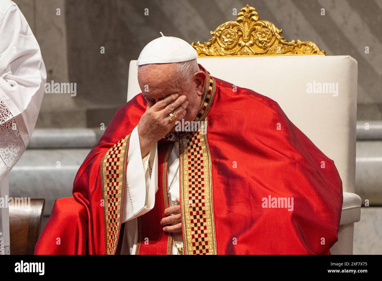 Vatican City, Vatican. 29th June, 2024. Pope Francis presides over a ...