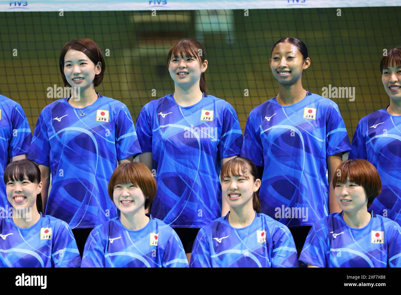Tokyo, Japan. 1st July, 2024. Japan team group (JPN), (Top L-R) Sarina Koga, Nichika Yamada ...