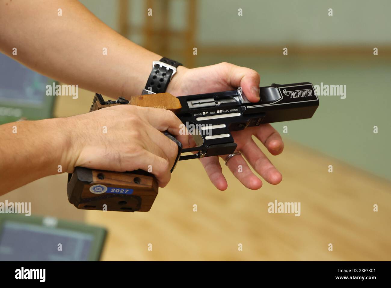 Tokyo, Japan. 1st July, 2024. Detail shot Shooting : Japan national ...