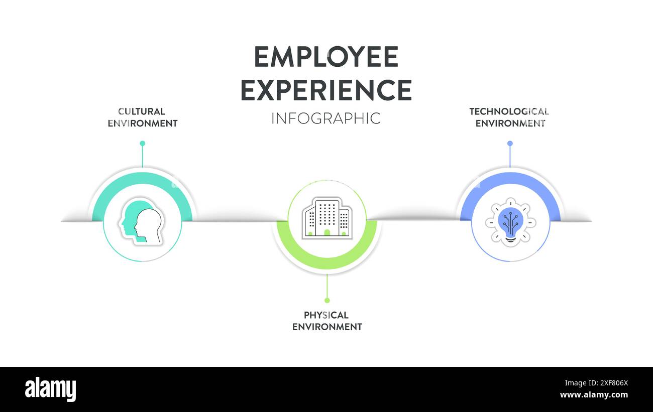 Employee Experience Environments strategy framework infographic diagram ...