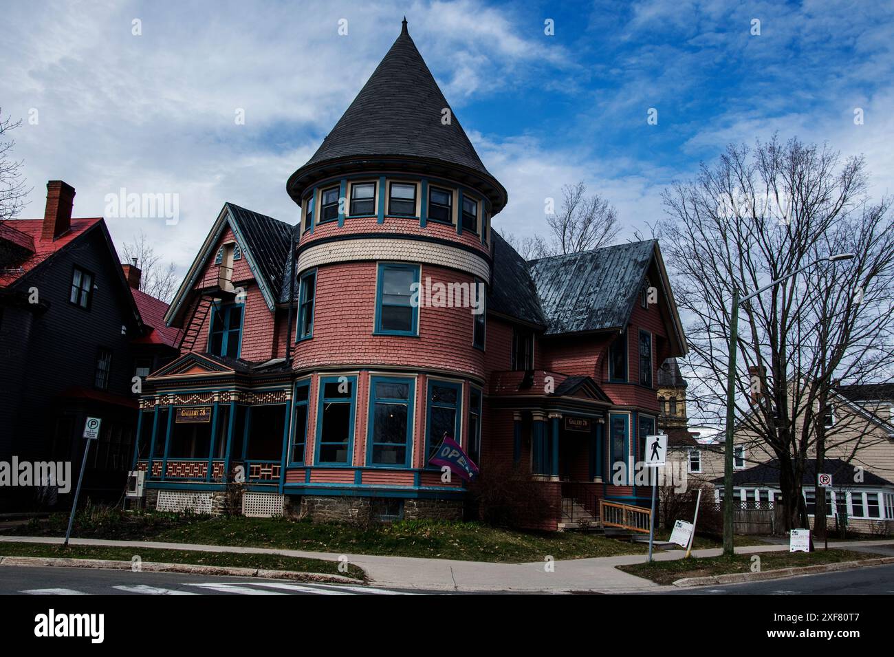 Gallery 78 art gallery on Queen Street in downtown Fredericton, New ...