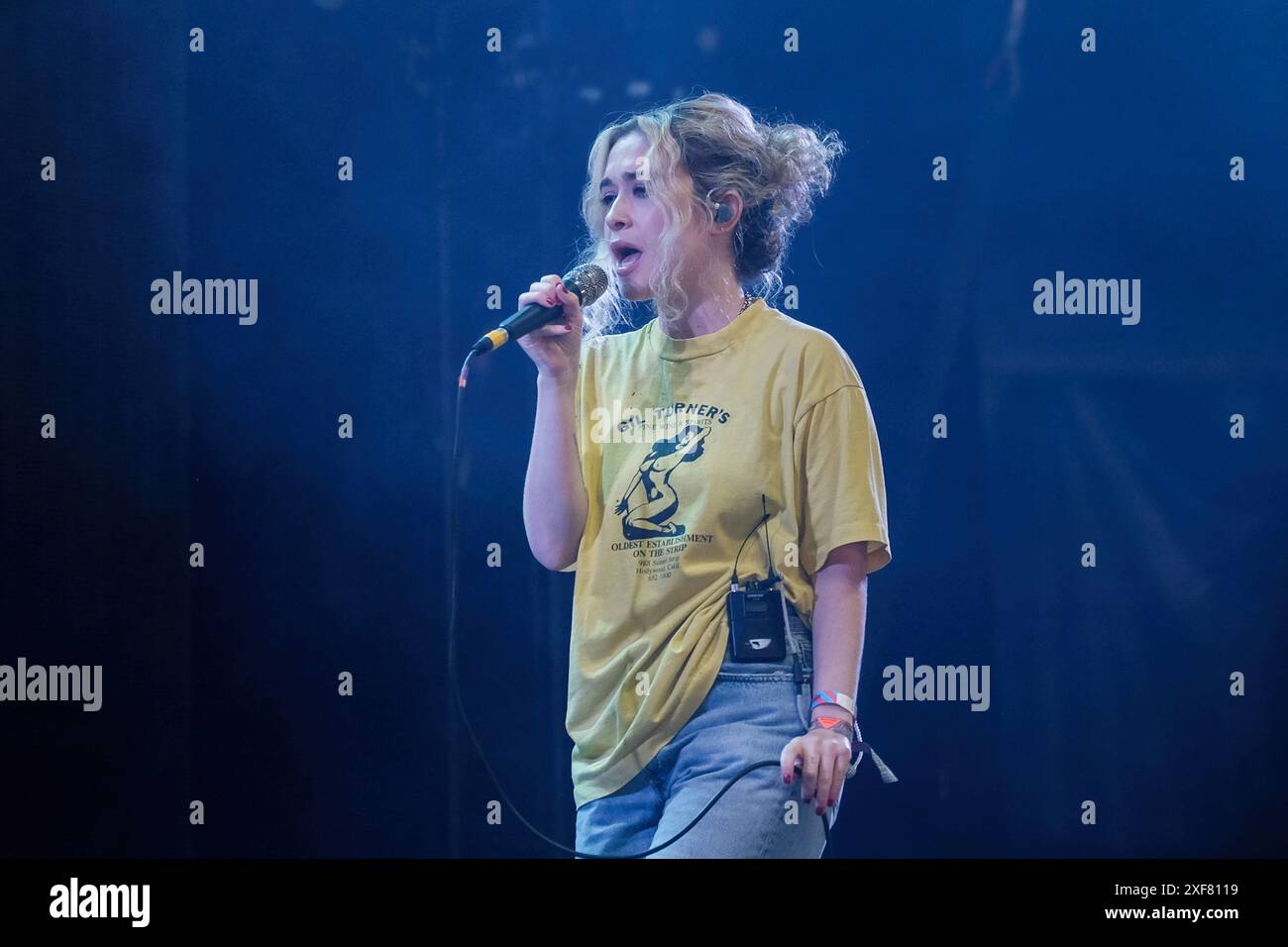 Glastonbury, UK. 30th June, 2024. American singer-songwriter, Sabrina ...