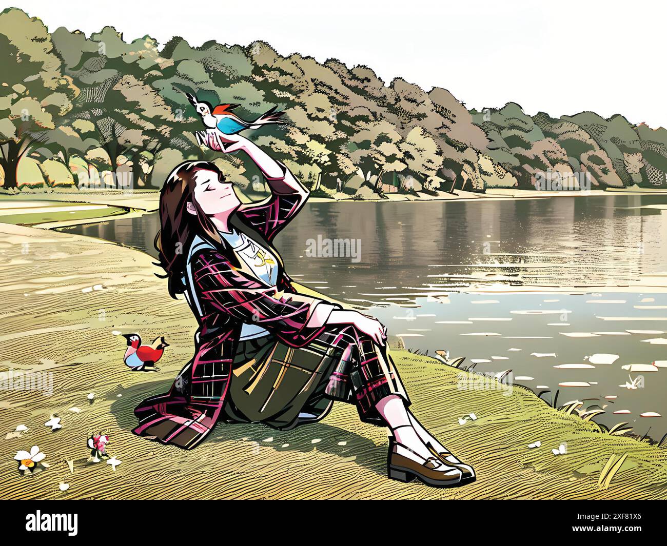 Lofi nature Stock Vector Images - Alamy