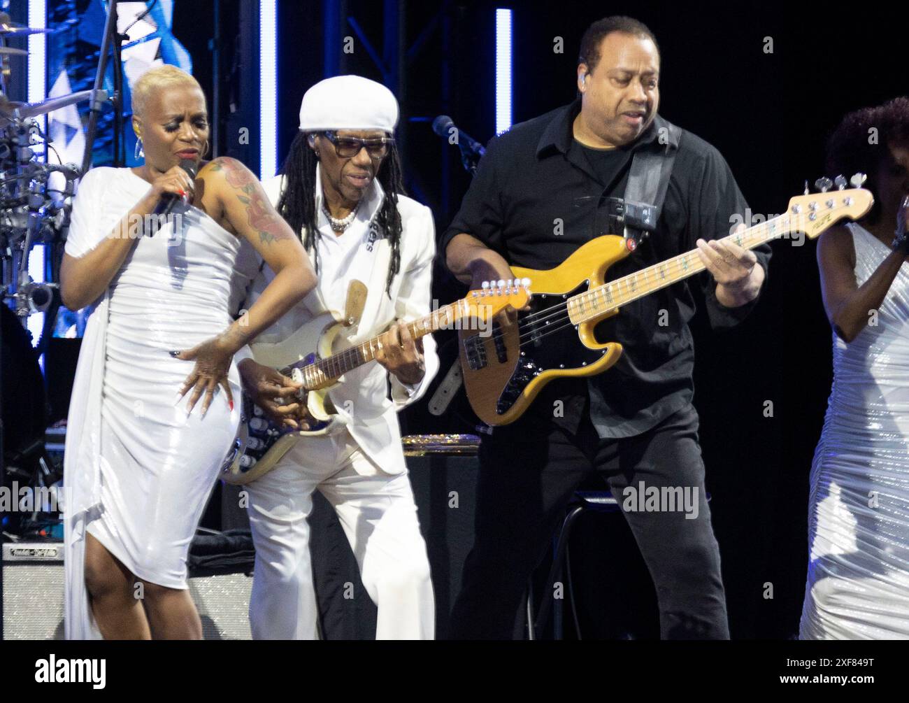 NILE RODGERS preforming at the Hampon Court palace festival photo by ...