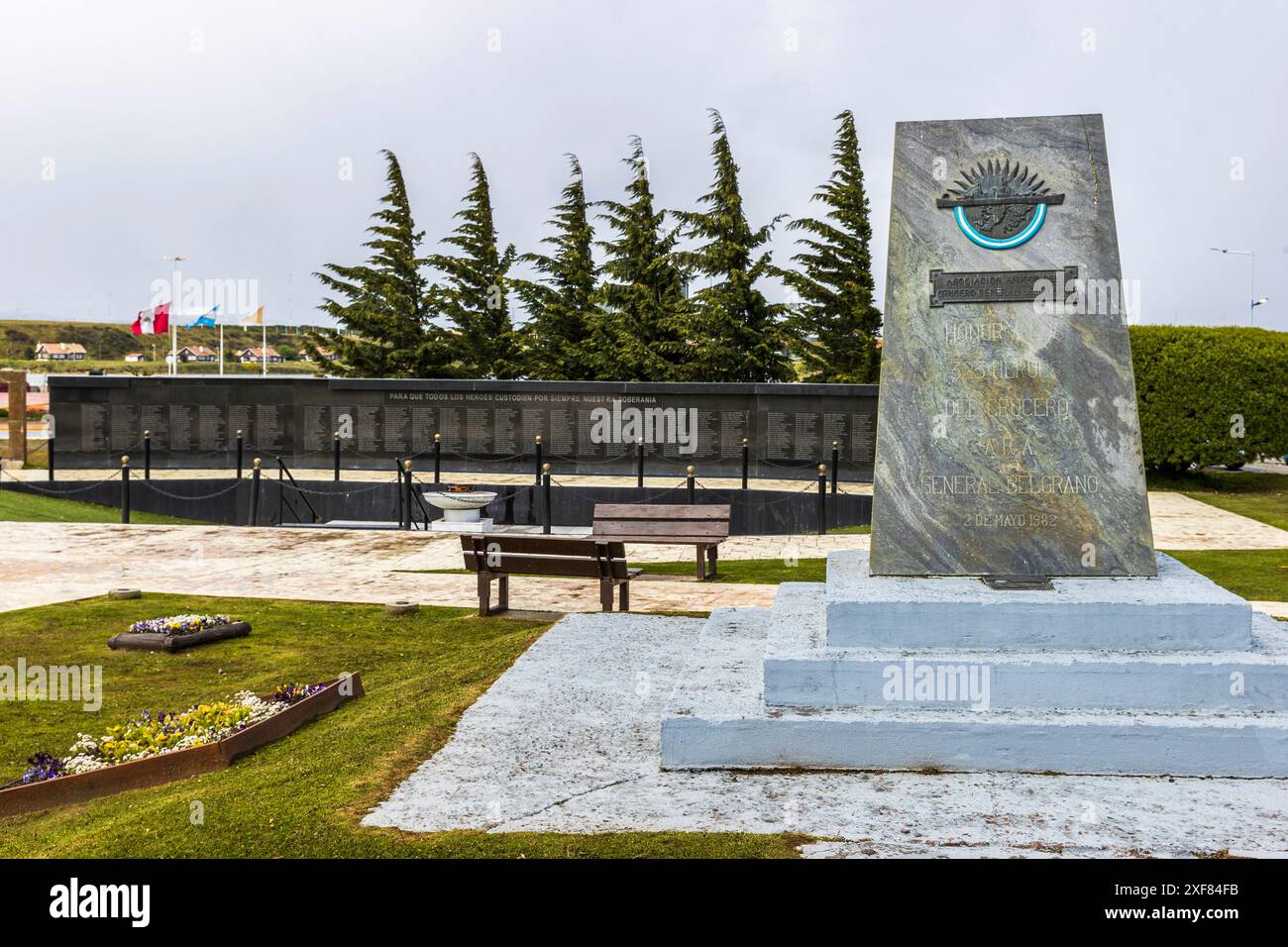 A Monument to the Fallen: Memorial to crew of General Belgrano, Ushuaia ...