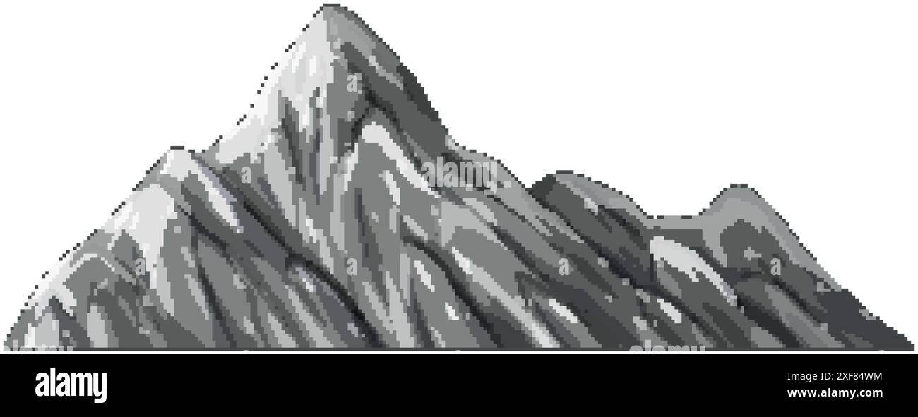 Snow capped mountain scenic Cut Out Stock Images & Pictures - Alamy