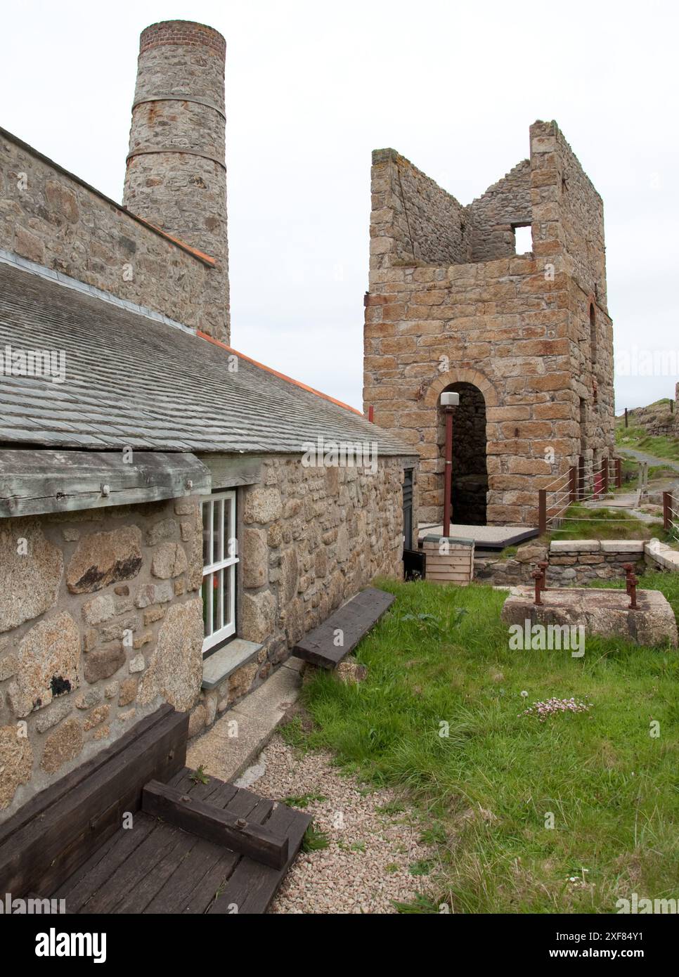 Engine Houses, Levant Mine, Levant, Cornwall, UK - tin and copper ...