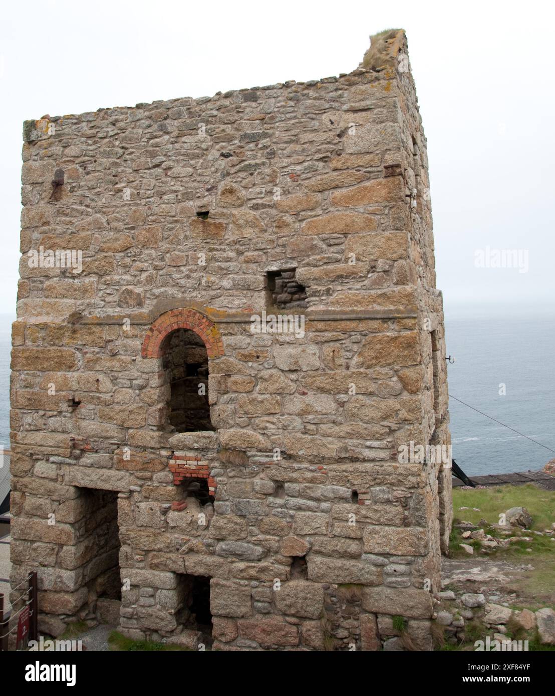 Pumping Engine House (ruin), Levant Mine, Levant, Cornwall, UK - - tin ...