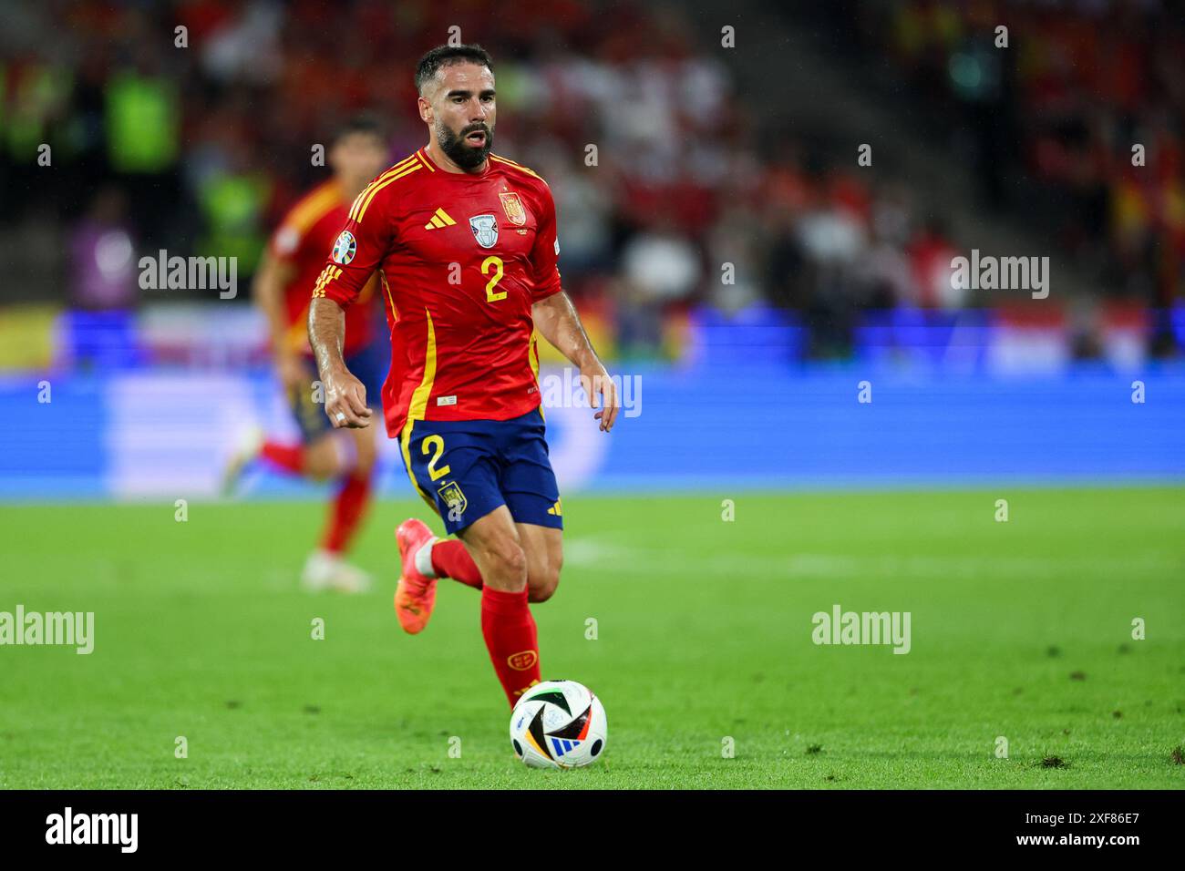 Cologne, Germany. 30th June, 2024. Daniel Carvajal of Spain in action ...
