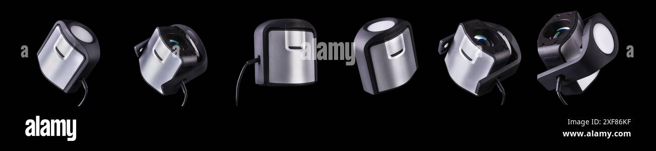 Colorimeter Profiling Computer Monitor Or Photographer Color Calibration Tool Isolated On Black