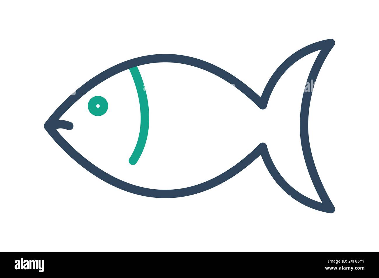 Fish icon. icon related to Omega 3, healthy fats or protein source ...