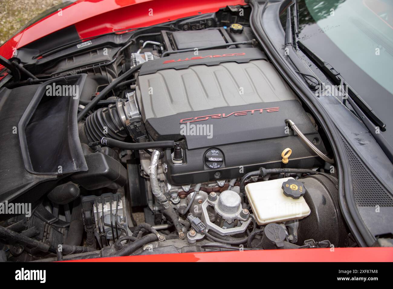 Bordeaux , France - 07 01 2024 : Chevrolet Corvette c7 racing us Car ...