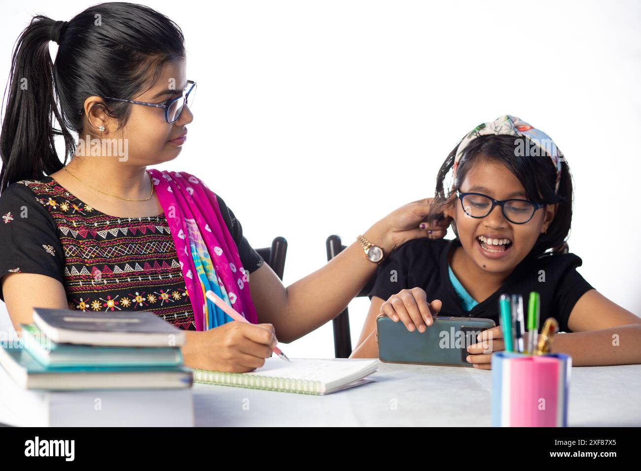 Asian teacher scolding student hi-res stock photography and images - Alamy