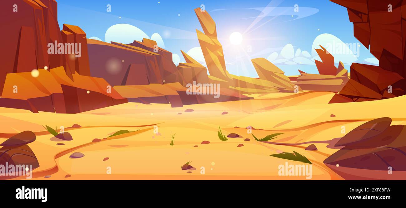 Wadi view Stock Vector Images - Alamy