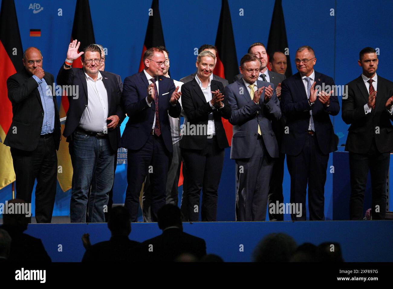 Essen, NRW, Deutschland, 30.06.2024: Grugahalle: 15. Bundesparteitag ...